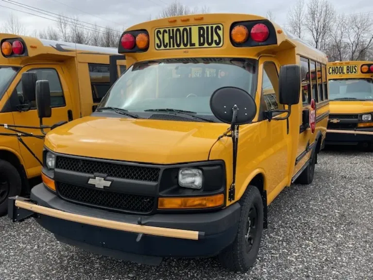 2014 Chevrolet Express Blue Bird 20 Passenger School Bus