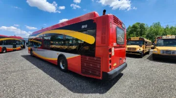 2014 New Flyer XDE40 Hybrid Transit Bus