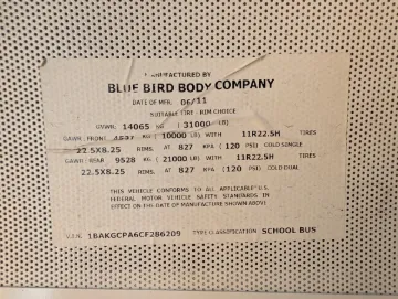 2012 Blue Bird Diesel Bus Fleet