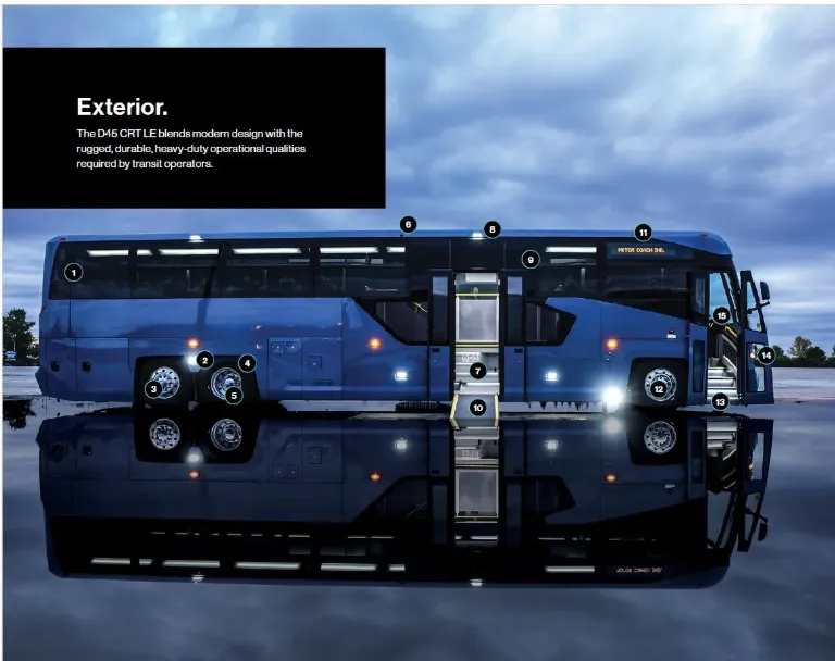 2020 MCI D45 CRT Low Entry Coach