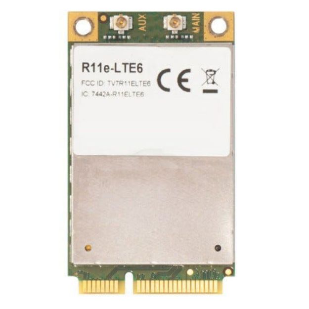 Streakwave MikroTik R11e-LTE6 LTE Cat6 miniPCI-e Modem