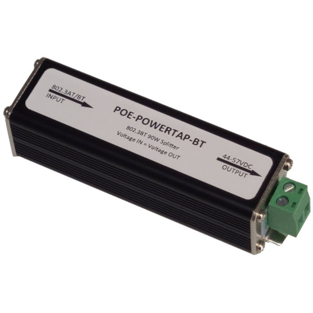 Streakwave Tycon Power Systems POE-PowerTap-BT 802.3af/at/bt PoE Input ...