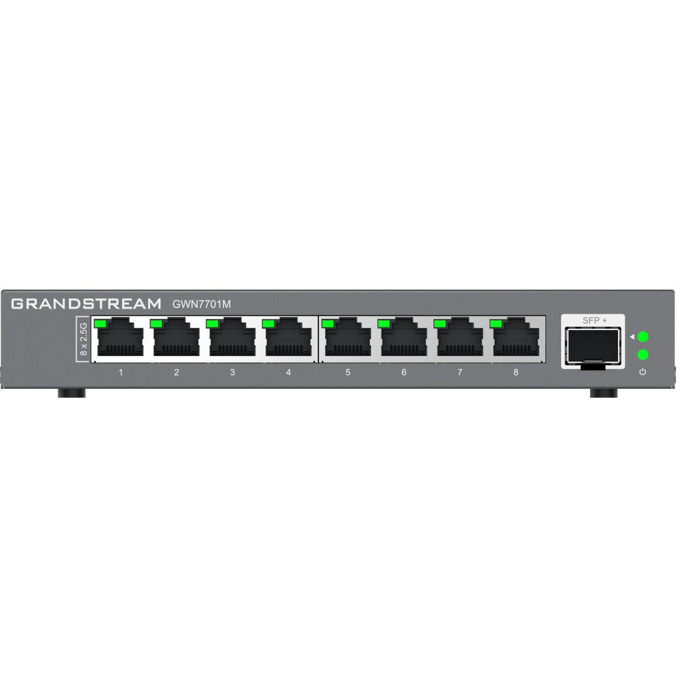 Streakwave Grandstream Networks GWN7701M Multi-Gig Switch 8x2.5Gb 1xSFP+
