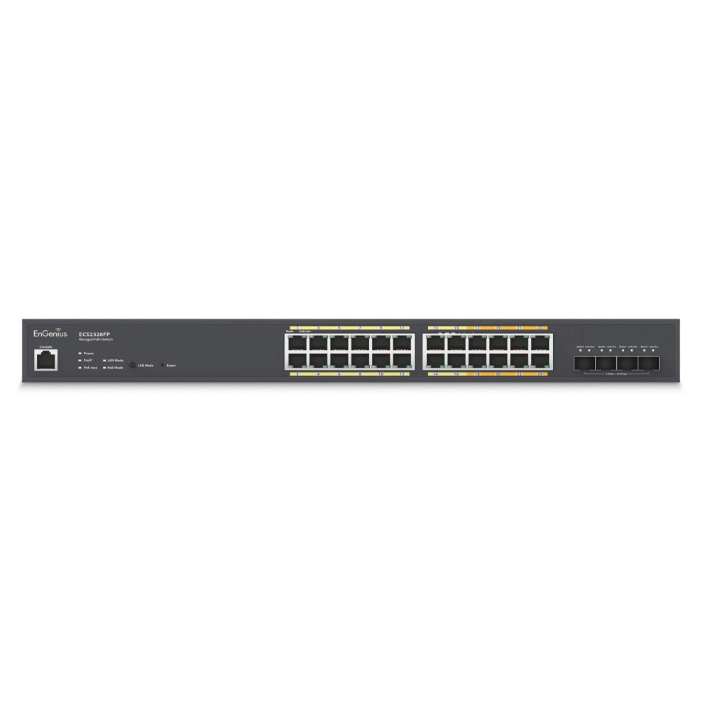 Streakwave EnGenius ECS2528FP Cloud 24-Port 410W PoE+ Switch