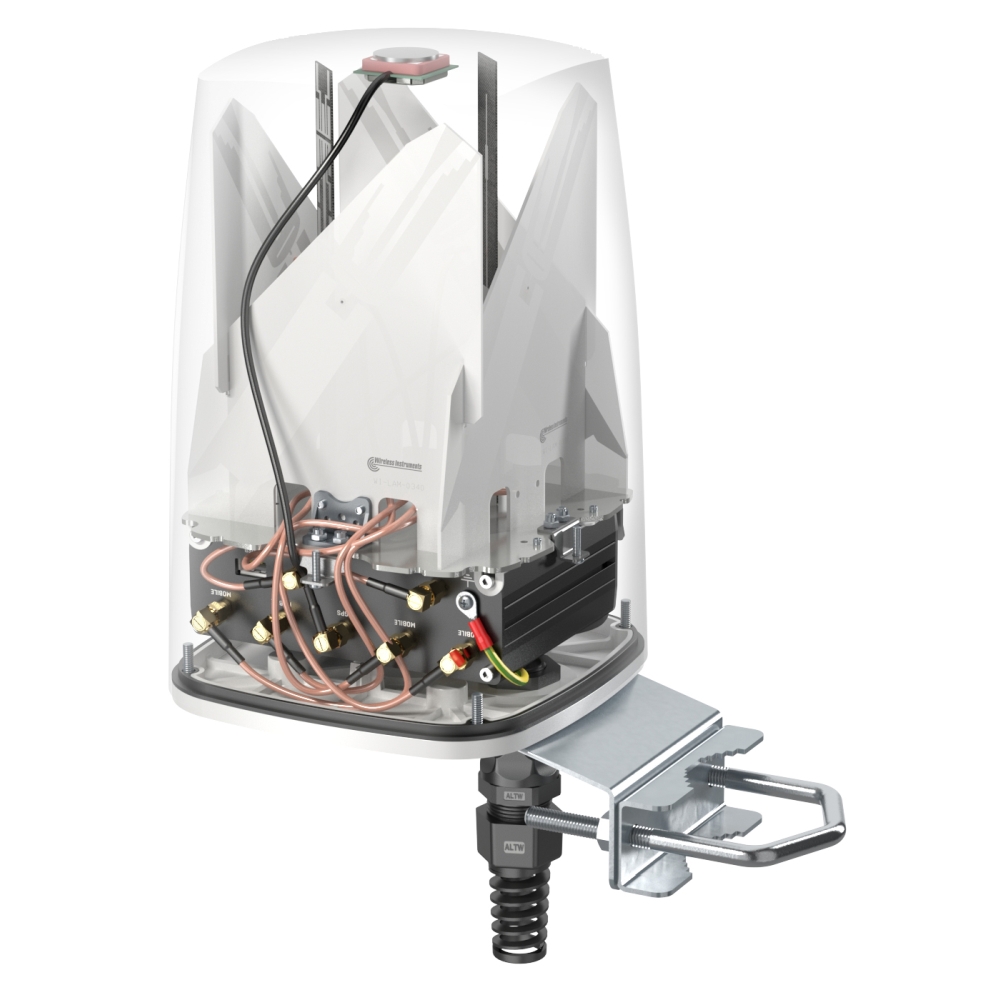 Streakwave QuWireless AM50S 4x5G+WiFi+GPS Omni for RUTM50