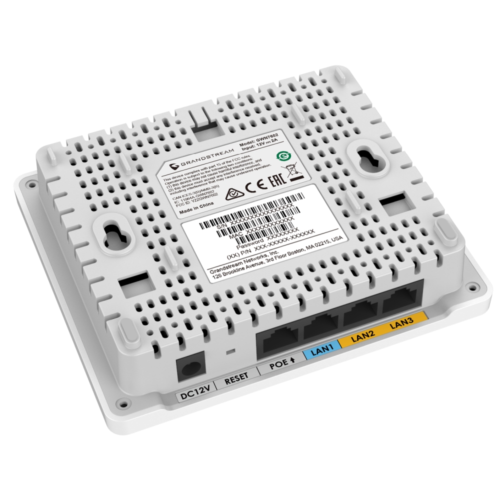 Streakwave | Grandstream Networks GWN7603 2x2 MIMO 802.11ac Wave-2 ...