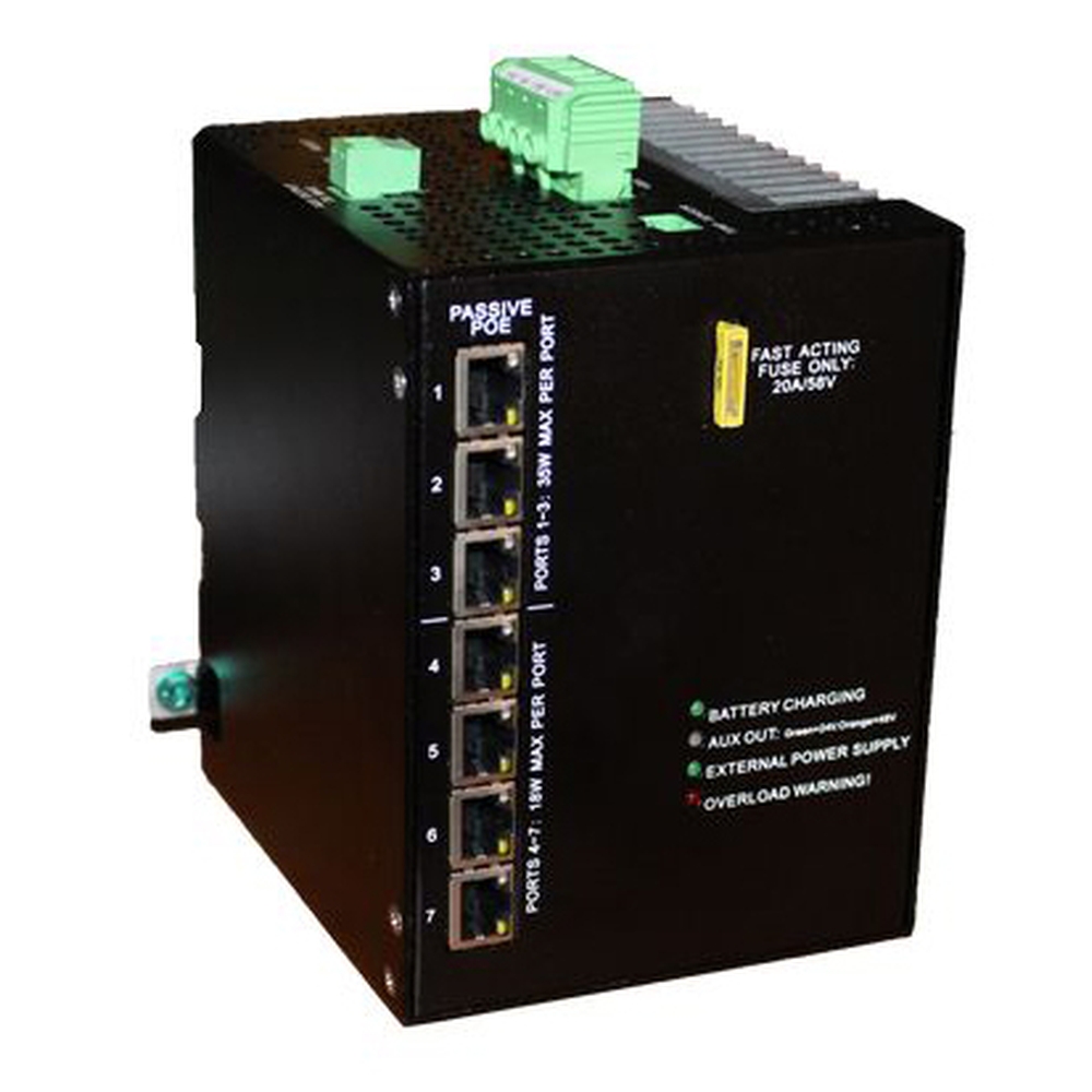 Streakwave Tycon Power Systems RPAL48-720-720 RemotePro 100W 7x24/48V PoE