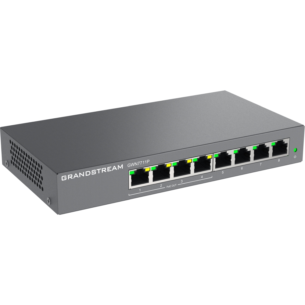 Streakwave Grandstream Networks GWN7711P PoE Layer 2 Lite Managed ...
