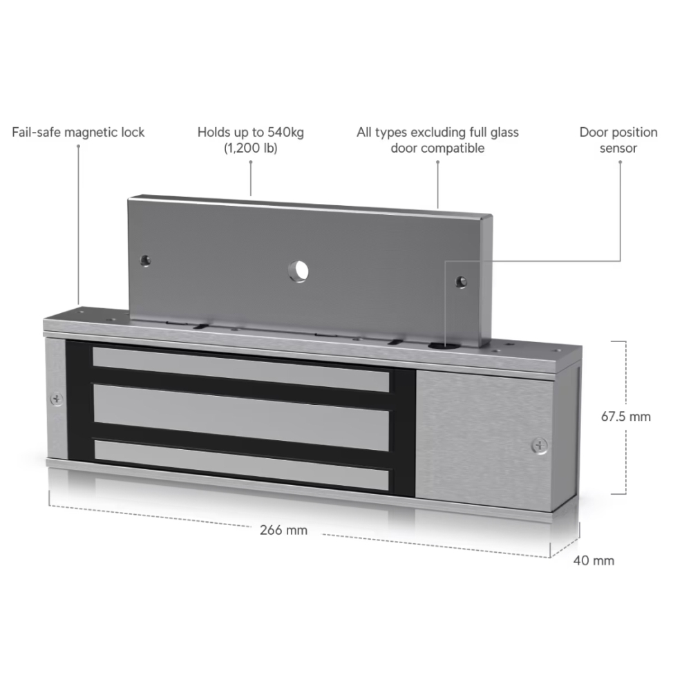 Streakwave Ubiquiti UA-Lock-Magnetic-540kg UniFi Magnetic Lock 540 kg