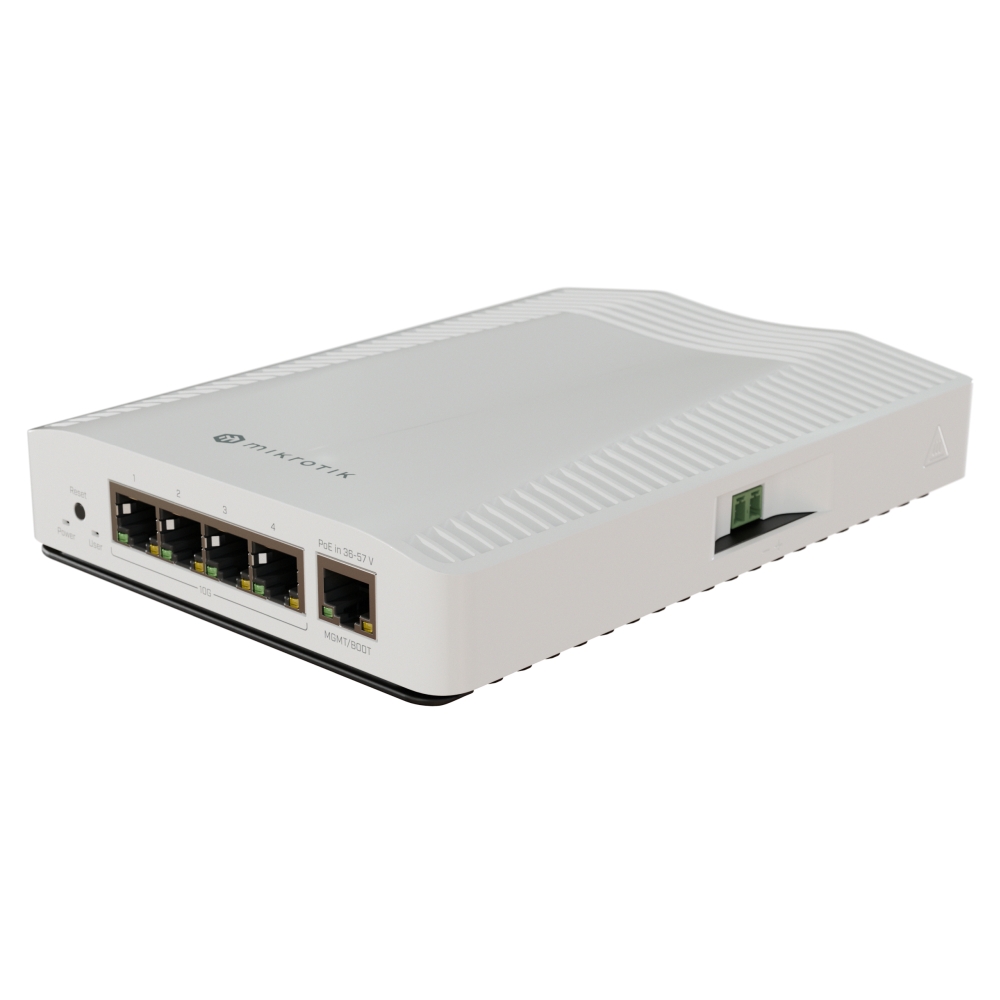 Streakwave MikroTik CRS304-4XG-IN Cloud Router Switch 1200MHz 1x 1G 4x10G