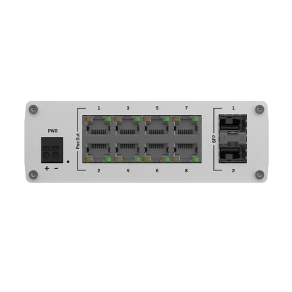 Streakwave Teltonika TSW200000010 Unmanaged PoE+ Switch 8xPoE+ 2xSFP