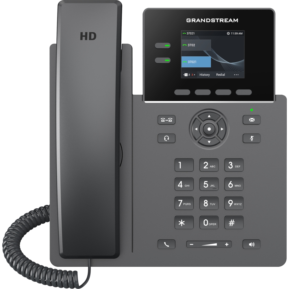 Streakwave Grandstream GRP2610P 2 Lines 2 SIP Accts PoE IP Phone 2.4in ...
