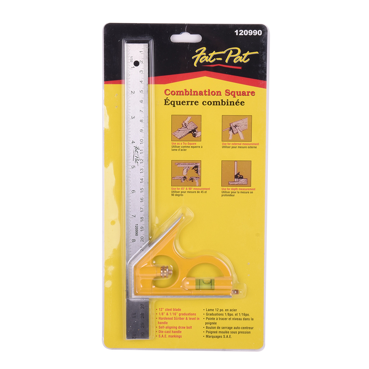 Toolway | Combination Square 12in