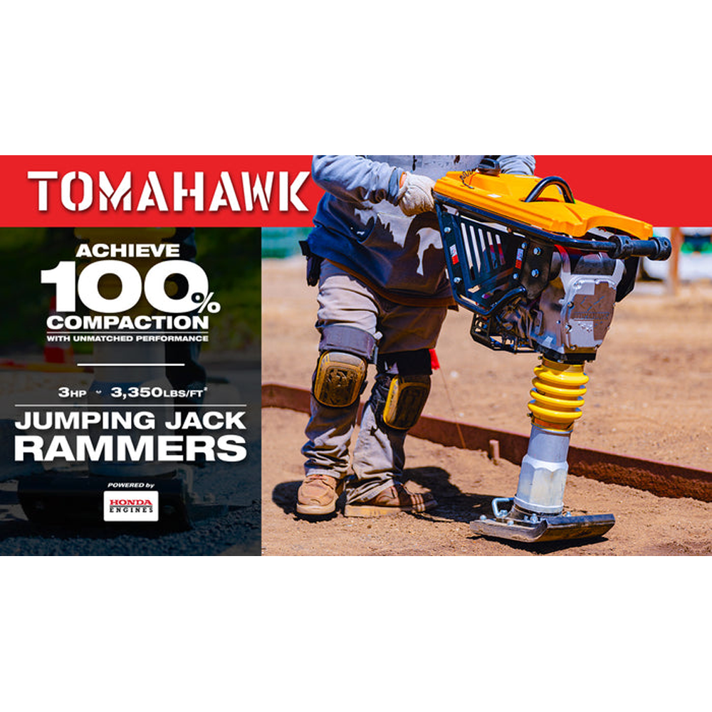 Unitis Contractor Supplies | Tomahawk Gas Rammer with Honda Engine