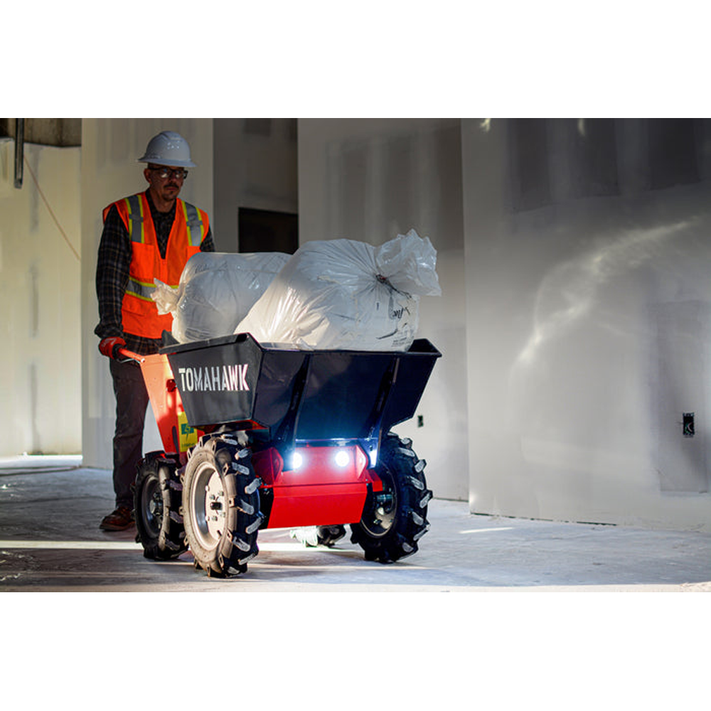 UNITIS | Tomahawk 30" Concrete Power Buggy Electric Battery Mini Dumper ...